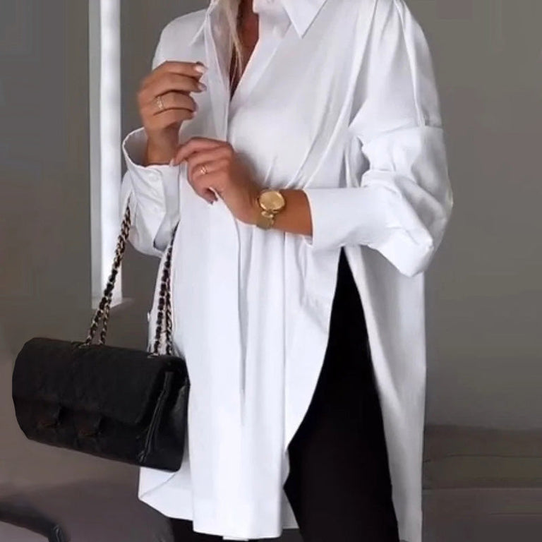 ⏳Women Casual Side Slit Shirt – lionclay