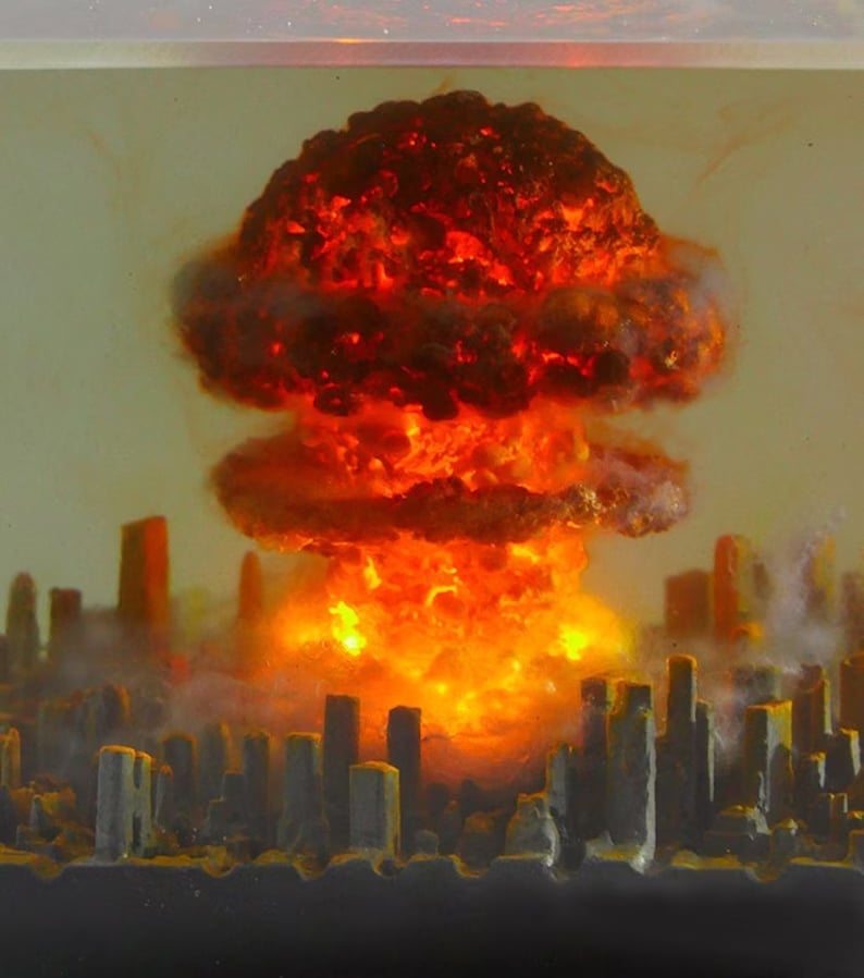 Nuclear Explosion Bomb Mushroom Cloud Lamp – lionclay