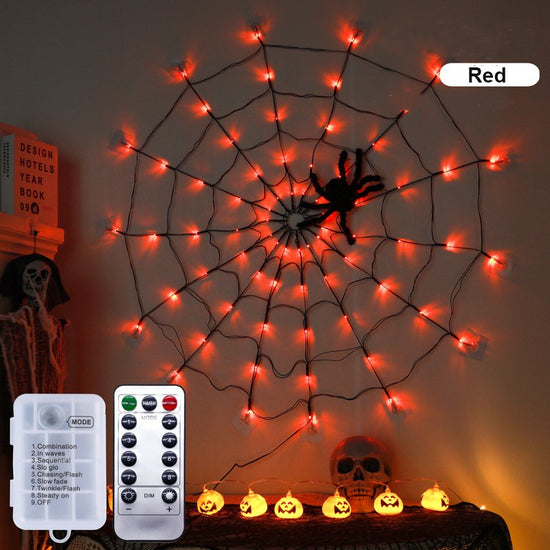 Creative 3D spider light illumination LED,remote control multi-color s ...