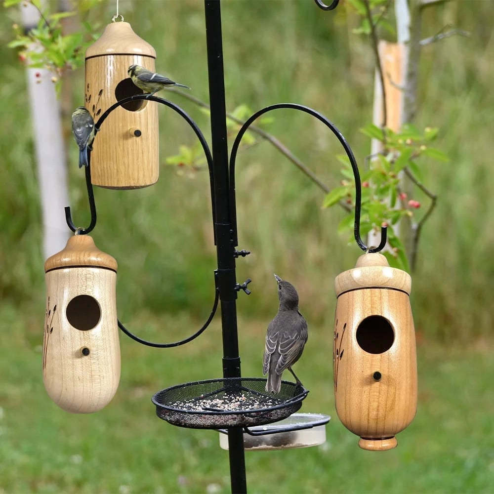 💕Wooden Hummingbird House-Gift for Nature Lovers – lionclay