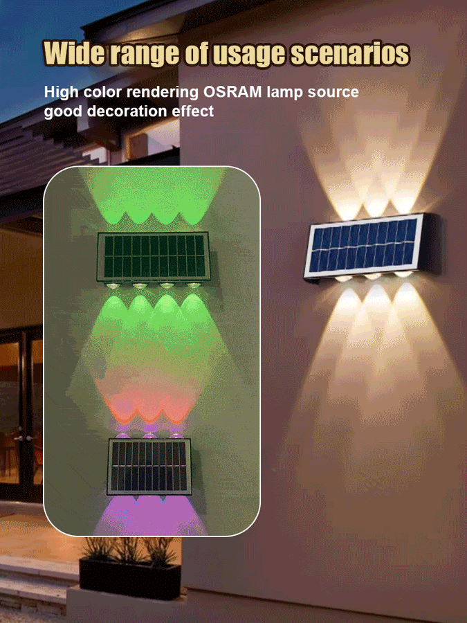 💥 Solar Powered Wall Light – lionclay