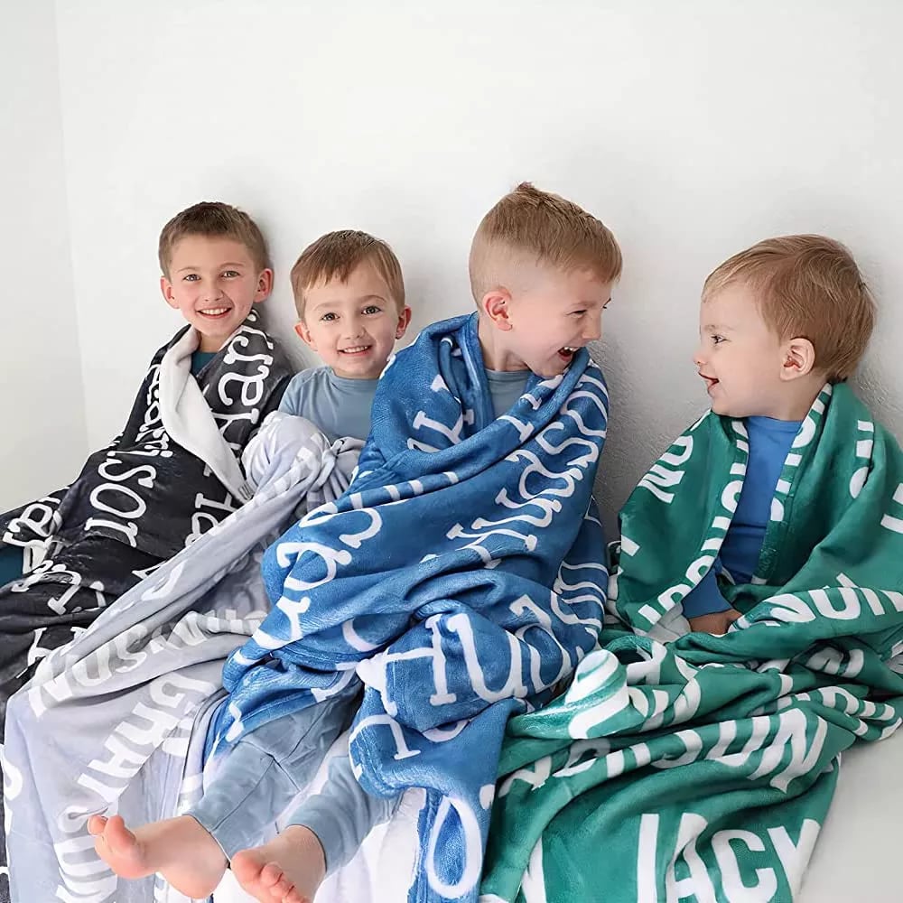 Personalized Super Soft Name Family Blanket – lionclay