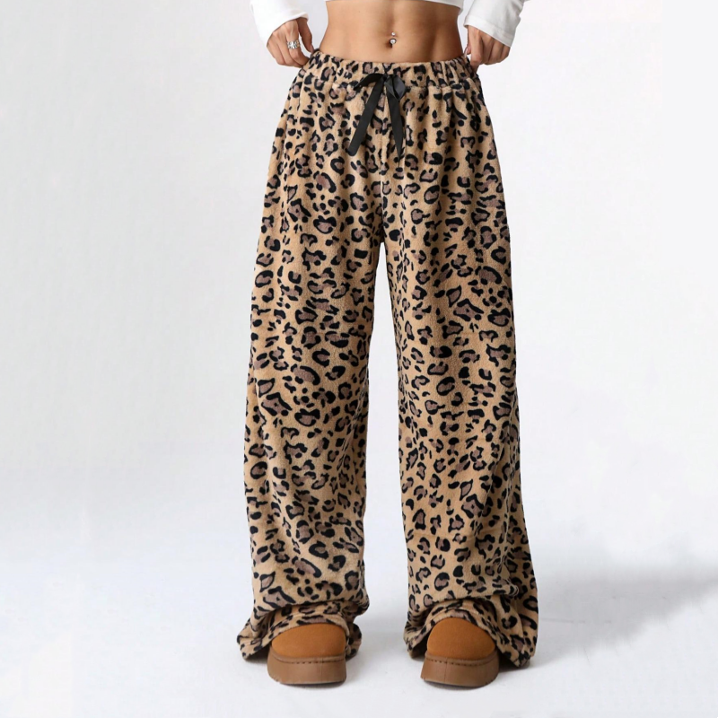 Leopard Print Wide Leg Pant – lionclay