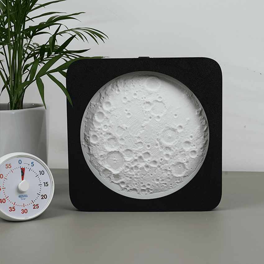 🌕 3D Printed Moon Lamp with Smart Touch and Stepless Dimming Night Lig ...