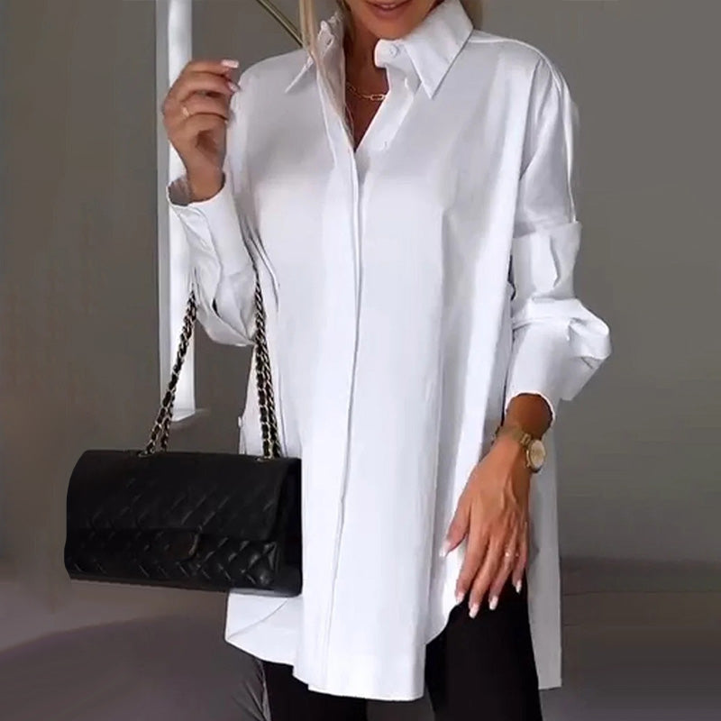 ⏳Women Casual Side Slit Shirt – lionclay