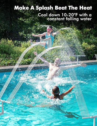 Pool fountain stand – lionclay
