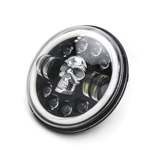 7 inch Skull LED Headlights – lionclay