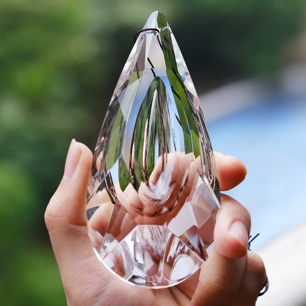 120mm AB-Color Hanging Crystals Prism Suncatcher – lionclay