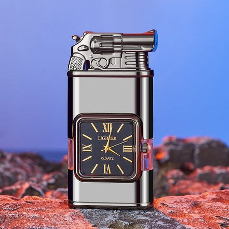 Windproof Lighter Vintage Watch Bezel Jet flame Torch – lionclay