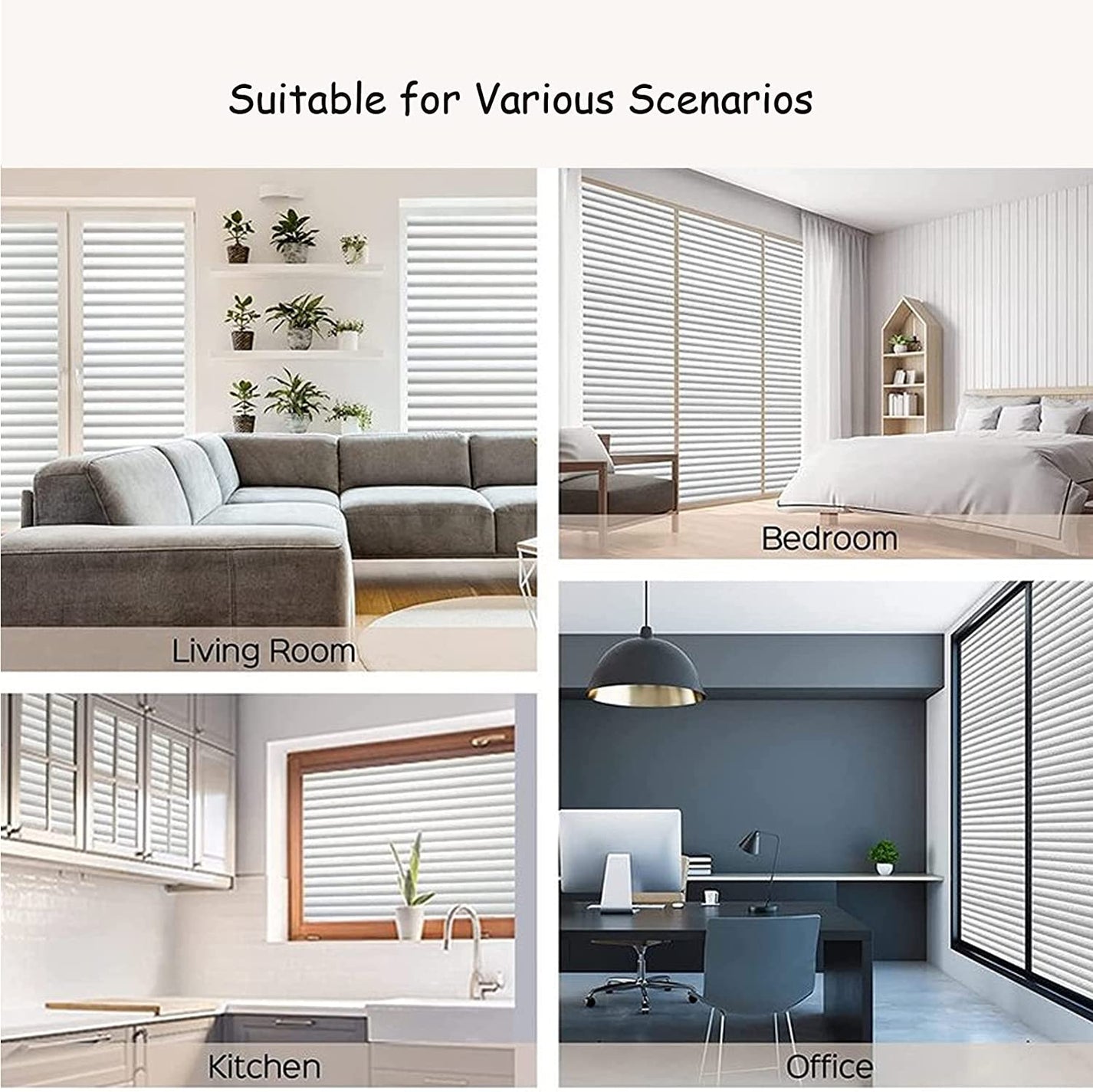 Imitation Blinds One-Way Perspective Glass Film – lionclay