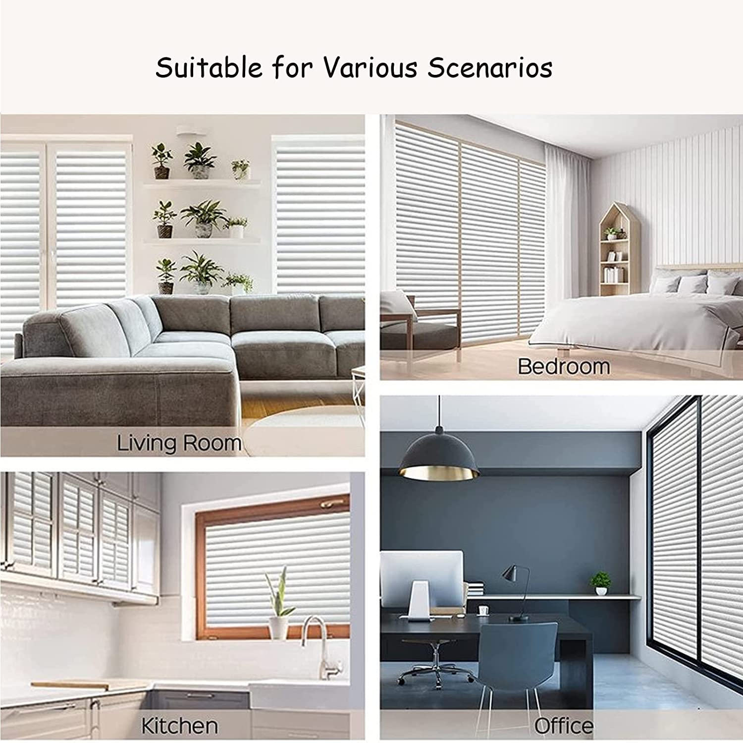 Imitation Blinds One-Way Perspective Glass Film – lionclay