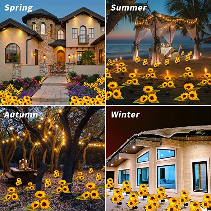 🌻Waterproof Solar Sunflower Light – lionclay