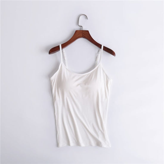 Women's Camisole With Built In Padded Bra Vest – lionclay