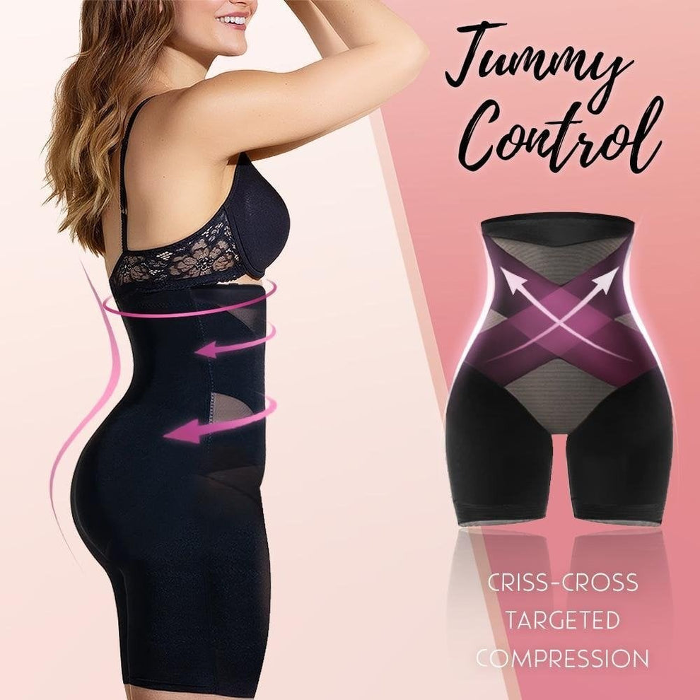 New Cross Compression Abs & Booty High Waisted Shaper – lionclay