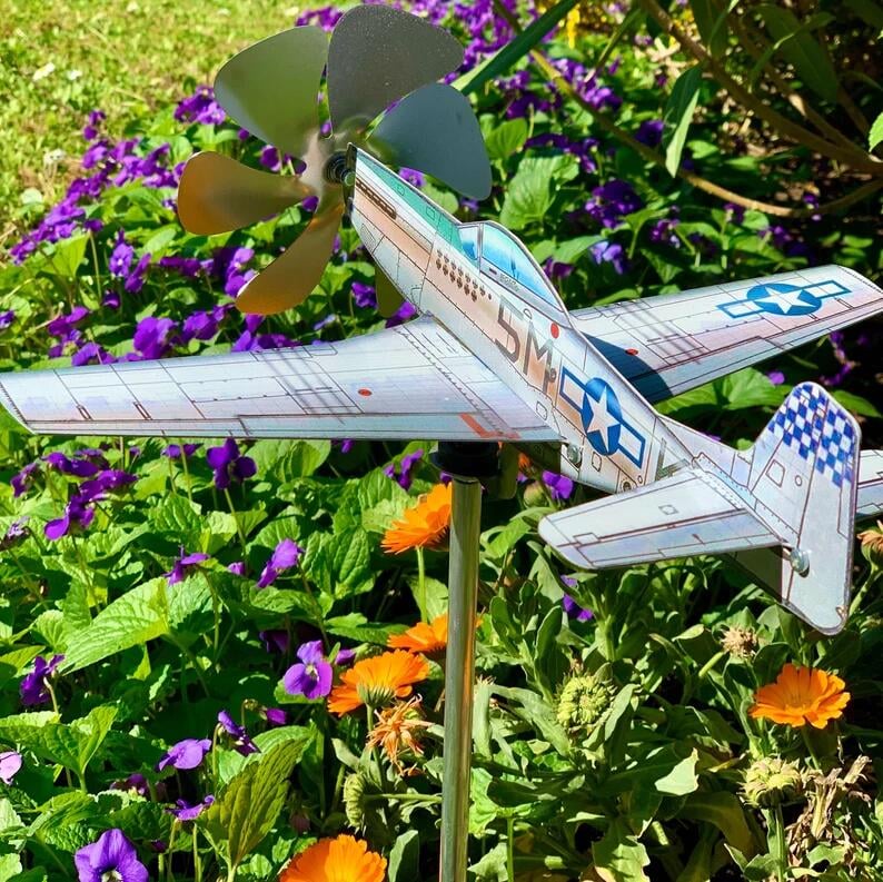 💕Airplane Wind Spinner Aircraft Pinwheel – lionclay