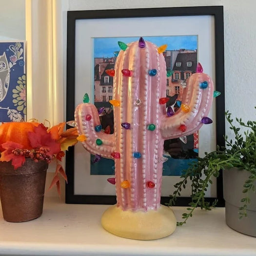 🌵Vintage Christmas Luminous Cactus – lionclay