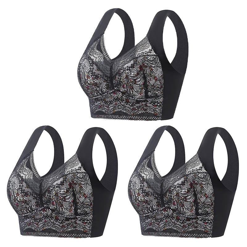 ️Plus Size Seamless Push Up Wireless Bra – lionclay