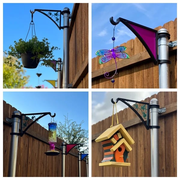 🔥Hangs Fence Post Hanger – lionclay