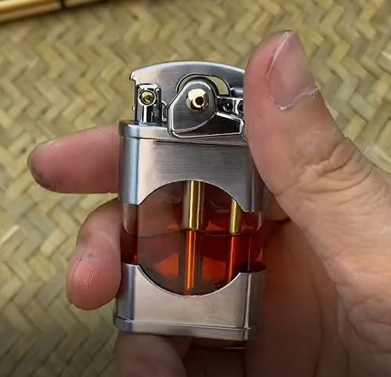 🔥Clear Bin Rocker Lighter – lionclay