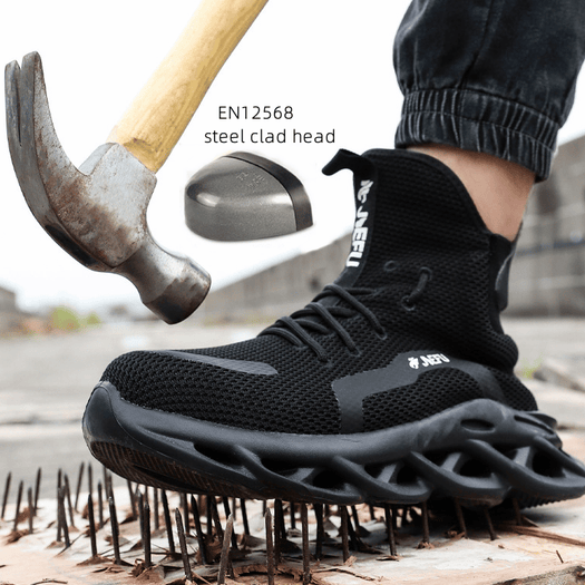 Ultra-Light Breathable Steel Toe Non-Slip Work Shoes – lionclay