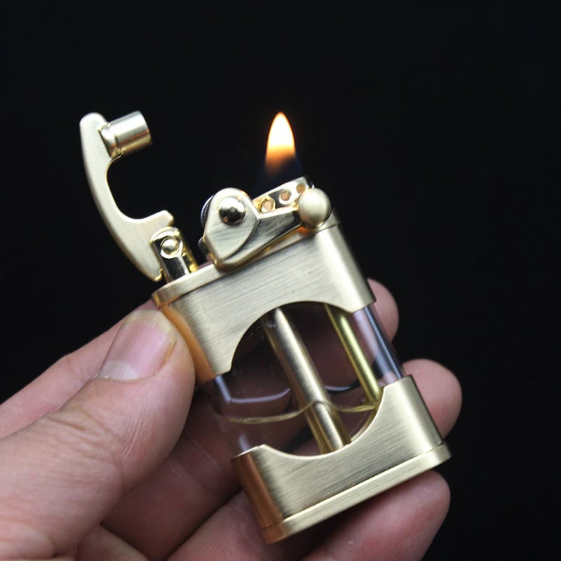 🔥Clear Bin Rocker Lighter – lionclay