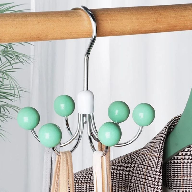 💝360° Rotatable Hanger with 6 Hooks – lionclay