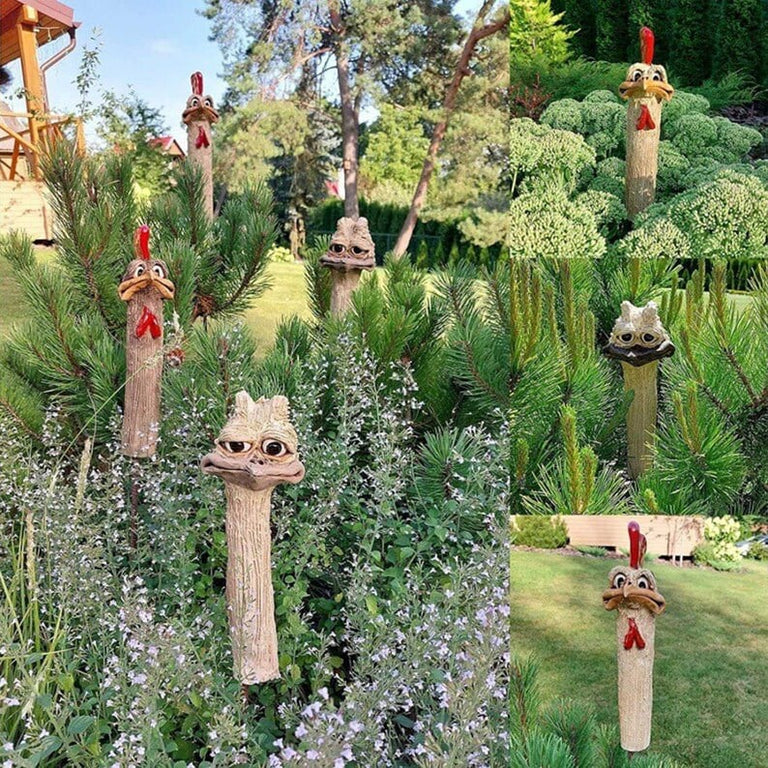 Funny Hidden Chickens Garden Decoration – lionclay