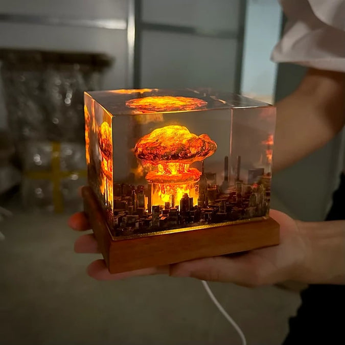 Nuclear Explosion Bomb Mushroom Cloud Lamp – lionclay