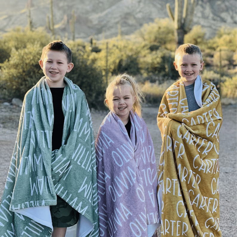Personalized Super Soft Name Family Blanket – lionclay