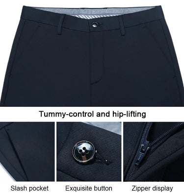 Elastic And Anti-crease Ice Silk Suit Pants – lionclay