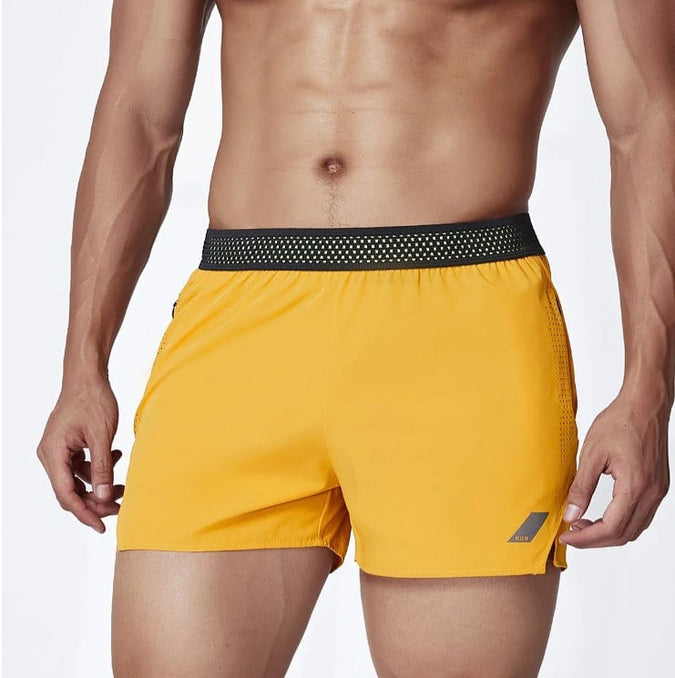 Men's Zipper Pockets Hiking Athletic Running Shorts – lionclay