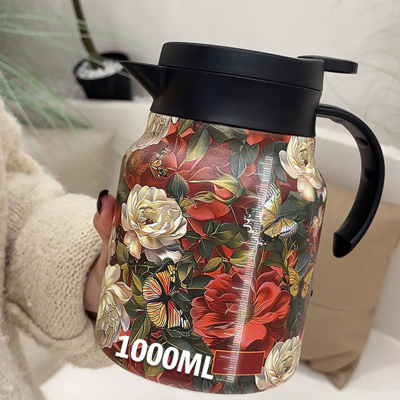 🔥1000ml Vacuum Insulated Teapot with Strainer – lionclay