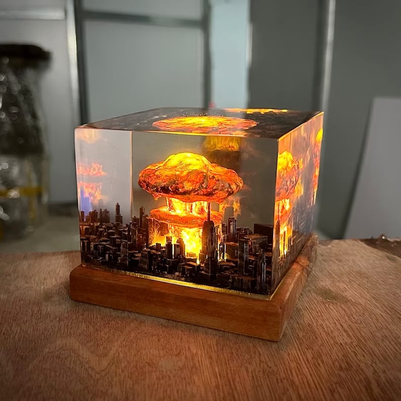 Nuclear Explosion Bomb Mushroom Cloud Lamp – lionclay