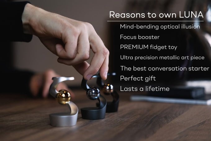Gravity Defying Kinetic Desk Toy – lionclay