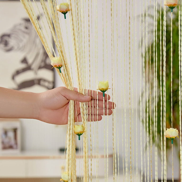 🌷Rose Thread Door Curtain – lionclay