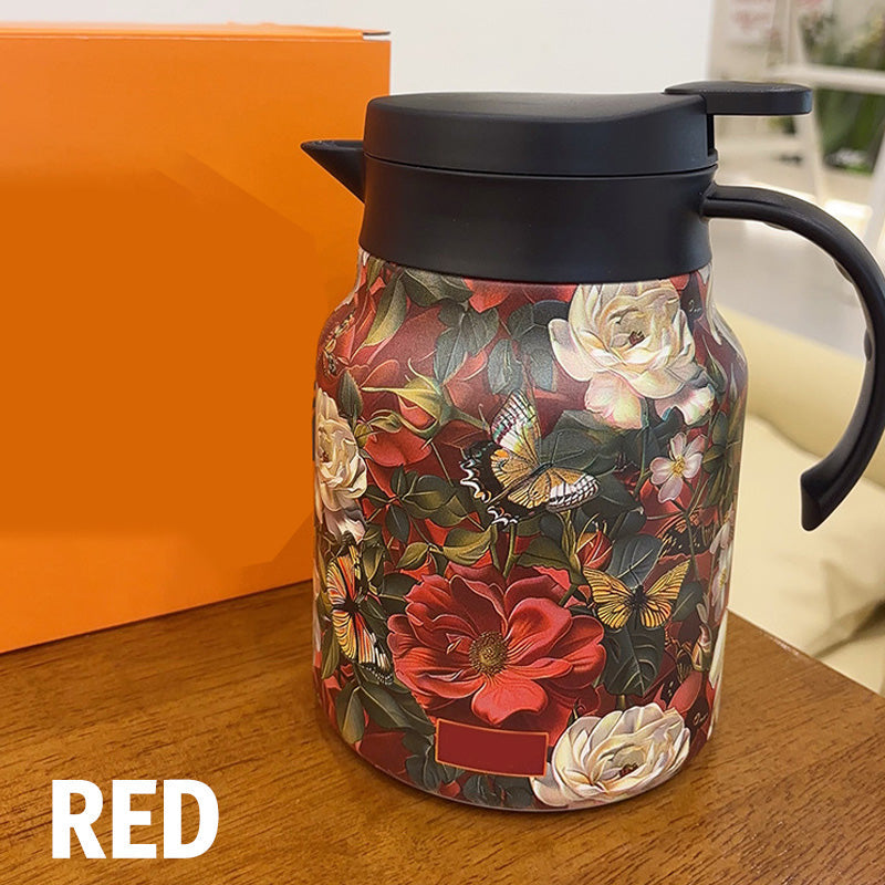 🔥1000ml Vacuum Insulated Teapot with Strainer – lionclay