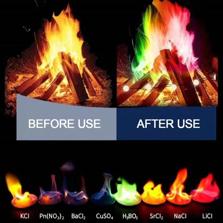 Magic Fire - Color Changing Flame Powder – lionclay