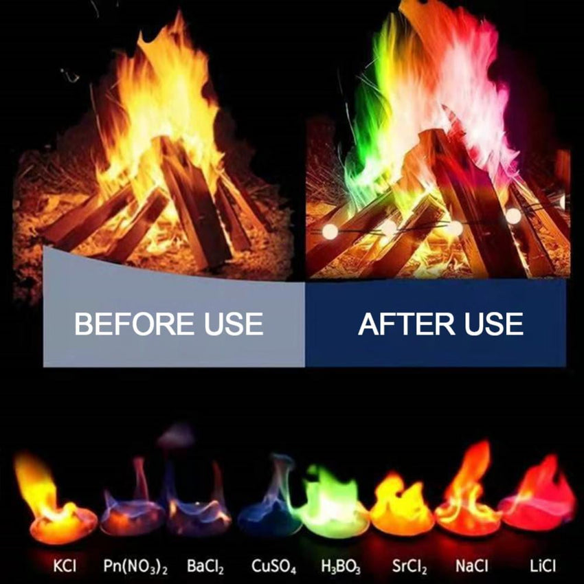 Magic Fire - Color Changing Flame Powder – lionclay