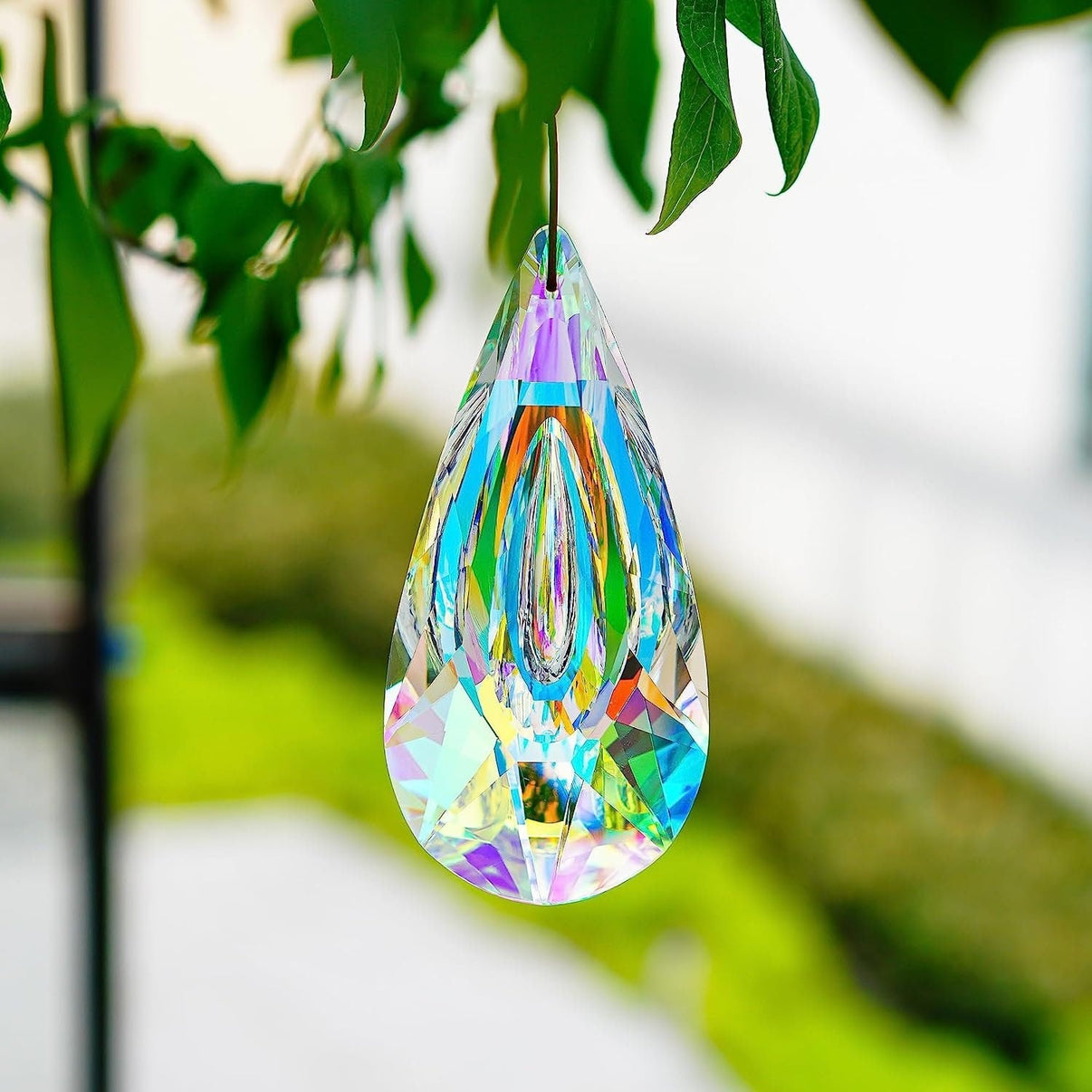 120mm AB-Color Hanging Crystals Prism Suncatcher – lionclay
