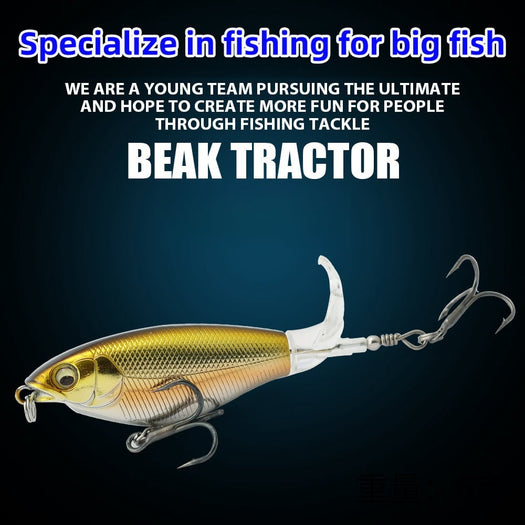 6.5g/12g propeller surface lure bionic fish hook – lionclay