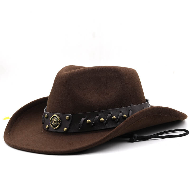 Gentleman Leather Buckle Hat – lionclay
