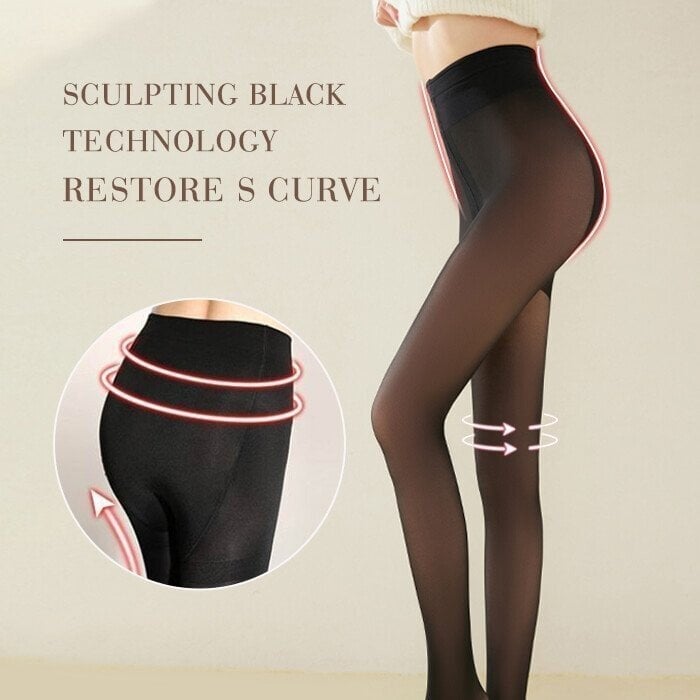 Translucent Thermal Plush Lined Stretch Leggings – lionclay