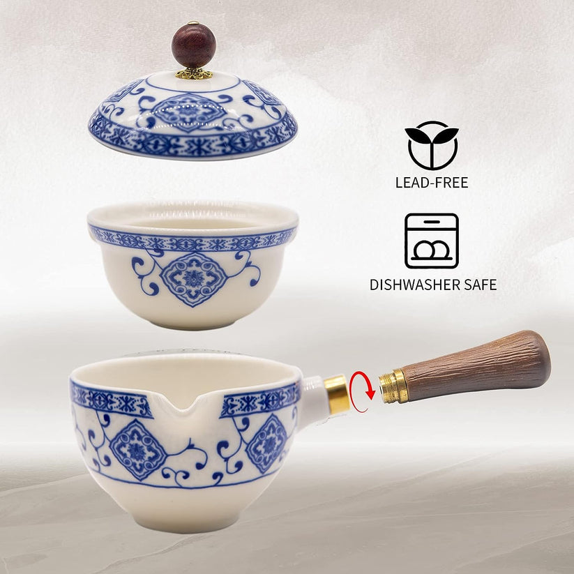 Porcelain Chinese Gongfu Tea Set – lionclay