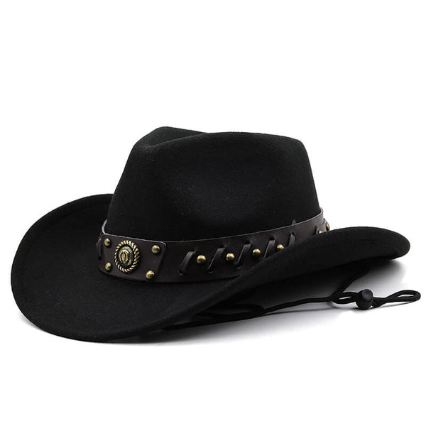 Gentleman Leather Buckle Hat – lionclay