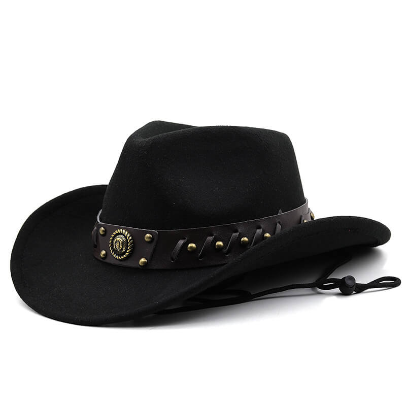 Gentleman Leather Buckle Hat – lionclay