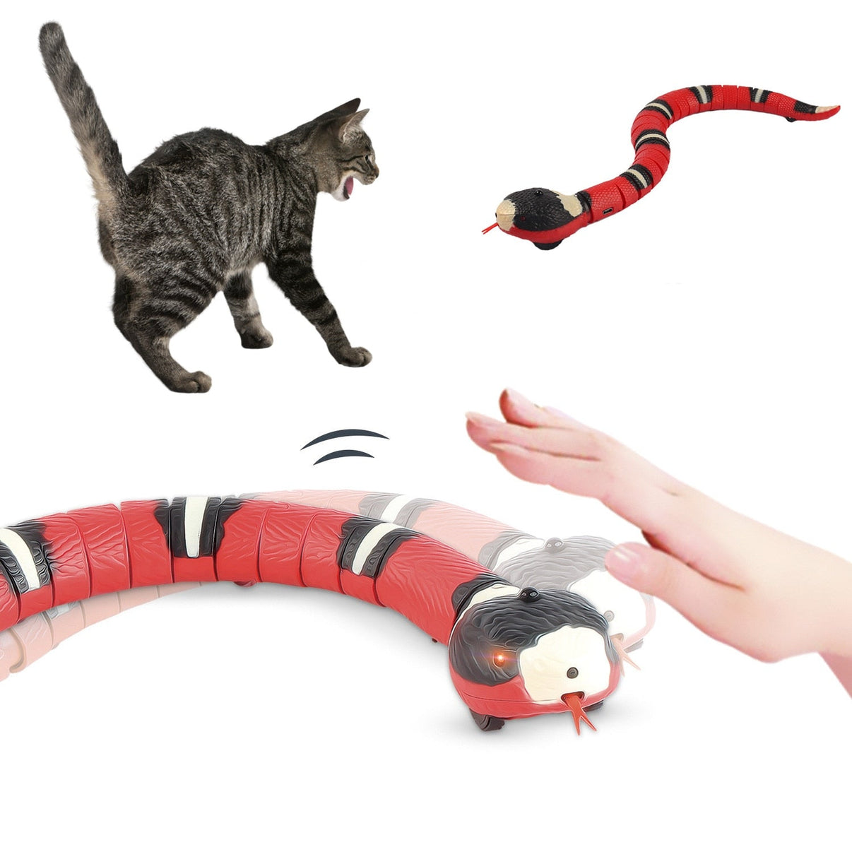 Smart sensory snake toy – lionclay
